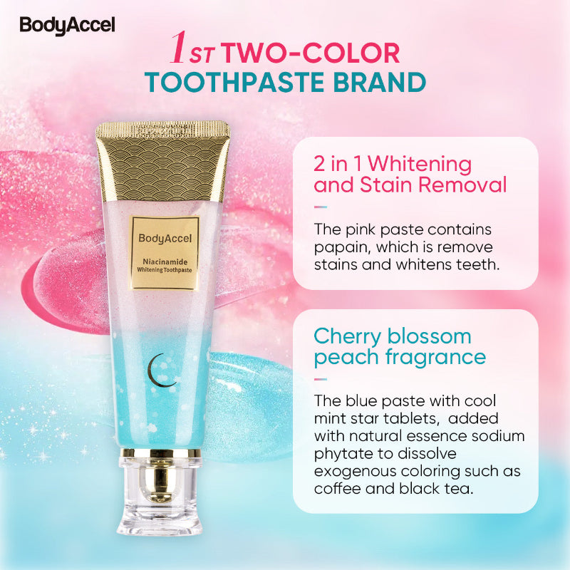 BodyAccel Niacinamide Whitening Toothpaste